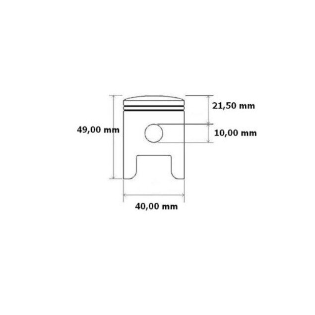 Kit cilindru set motor Yamaha Booster 50,40mm bolt de 10mm - eMAG.ro
