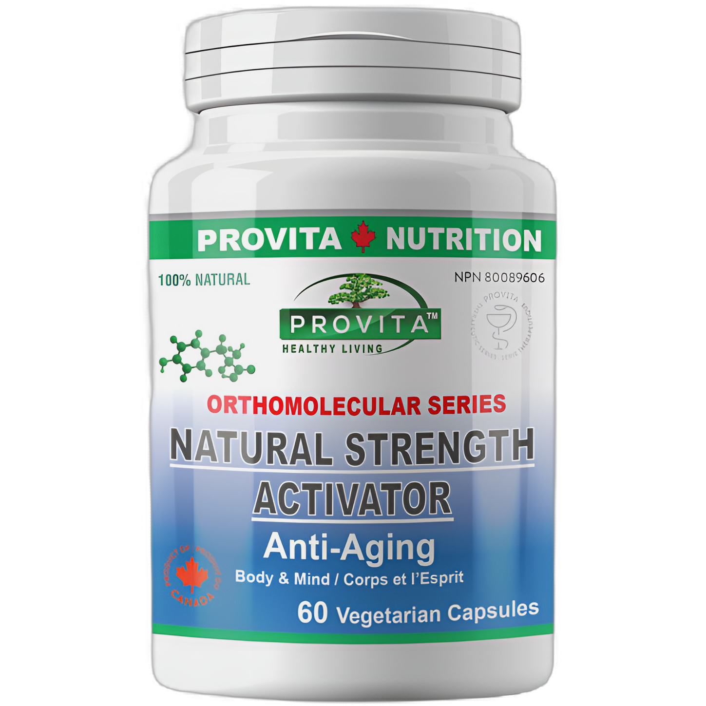 Natural Strength Activator Anti-Aging "Orthomolecular Series", 60 capsule, Provita Nutrition ...