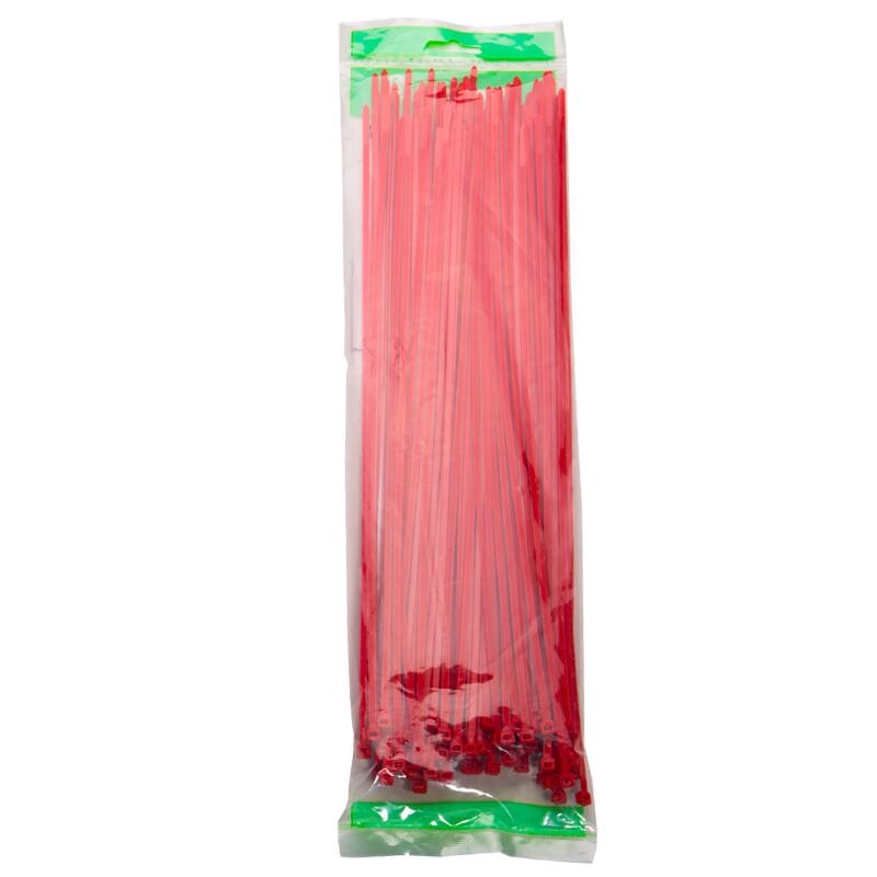 Set 100 coliere plastic 370x3.6mm, rosii, 300017R Damesa - eMAG.ro