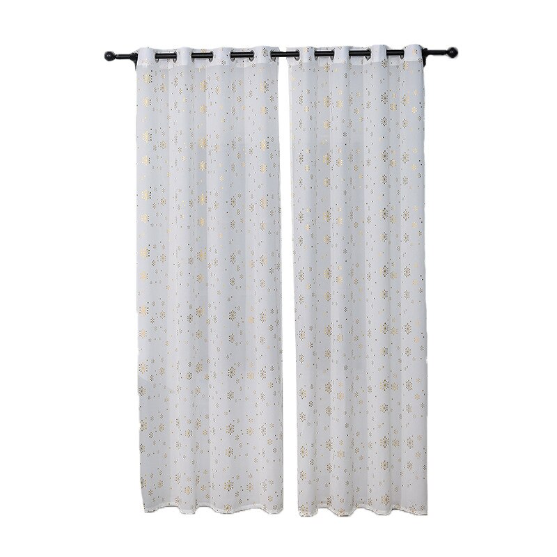 Set perdele, Sunmostar, Poliester, 130 x 100cm, Alb - eMAG.ro