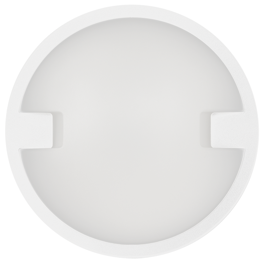 LED Водоустойчива плафониера, Кръг, Бяла, 12W, 4000K, 220-240V AC ...