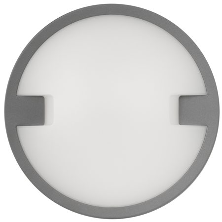 Plafoniera LED rezistenta la apa, rotunda, gri, 18W, 4000K, 220-240V AC ...