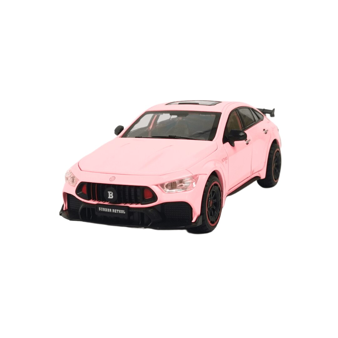 Masina, Metal, Mercedes AMG GT, Brabus, 1:24, Roz - eMAG.ro