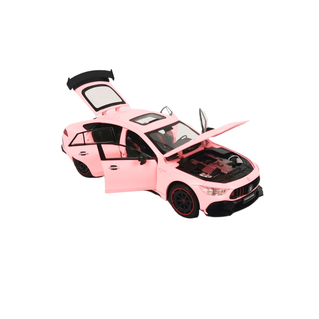 Masina, Metal, Mercedes AMG GT, Brabus, 1:24, Roz - eMAG.ro