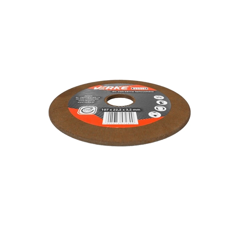 Disc pentru aparat de ascutit lant, 107x22,2x3,2 mm, Verke - eMAG.ro
