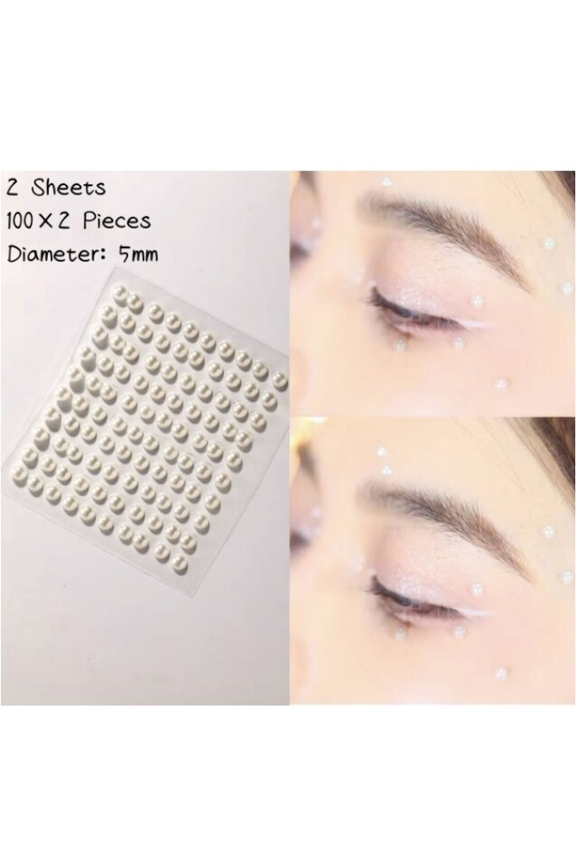 Set 1060 Perle Alb si strasuri Autoadezive, Cafuneplus®, pentru Deco ...