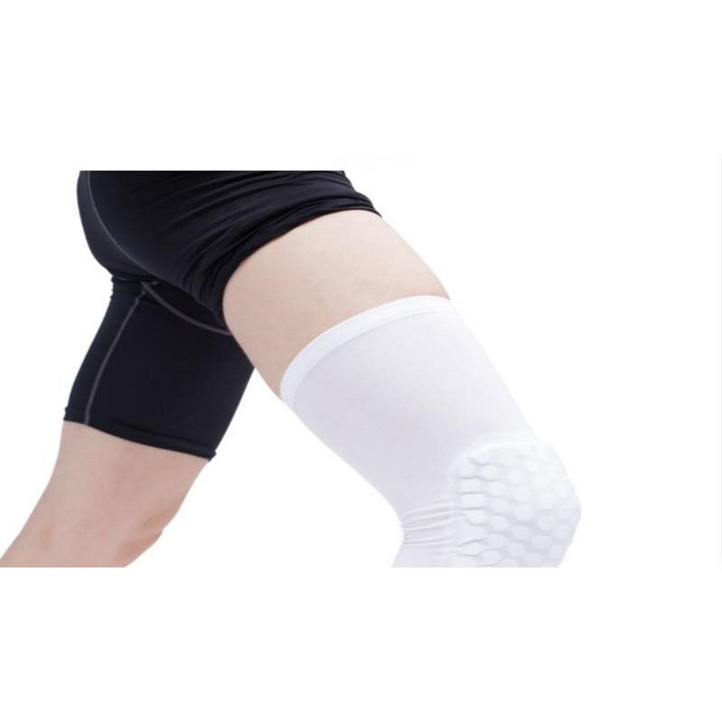 Genunchiera Supraelastica cu Tampon pentru Protectie Genunchi, Alba ...