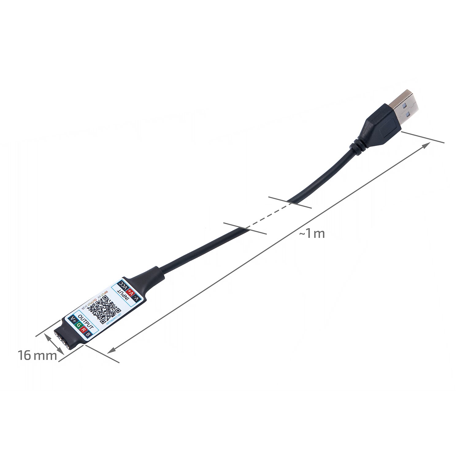 MH-BLUETOOTH-004 USB Bluetooth контролер за RGB LED ленти, Черен - eMAG.bg