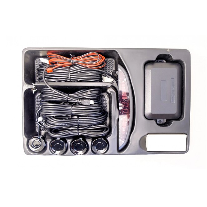 Senzori Parcare Auto SUPER TRENDS®, Kit 4 Receptori, Display LED ...
