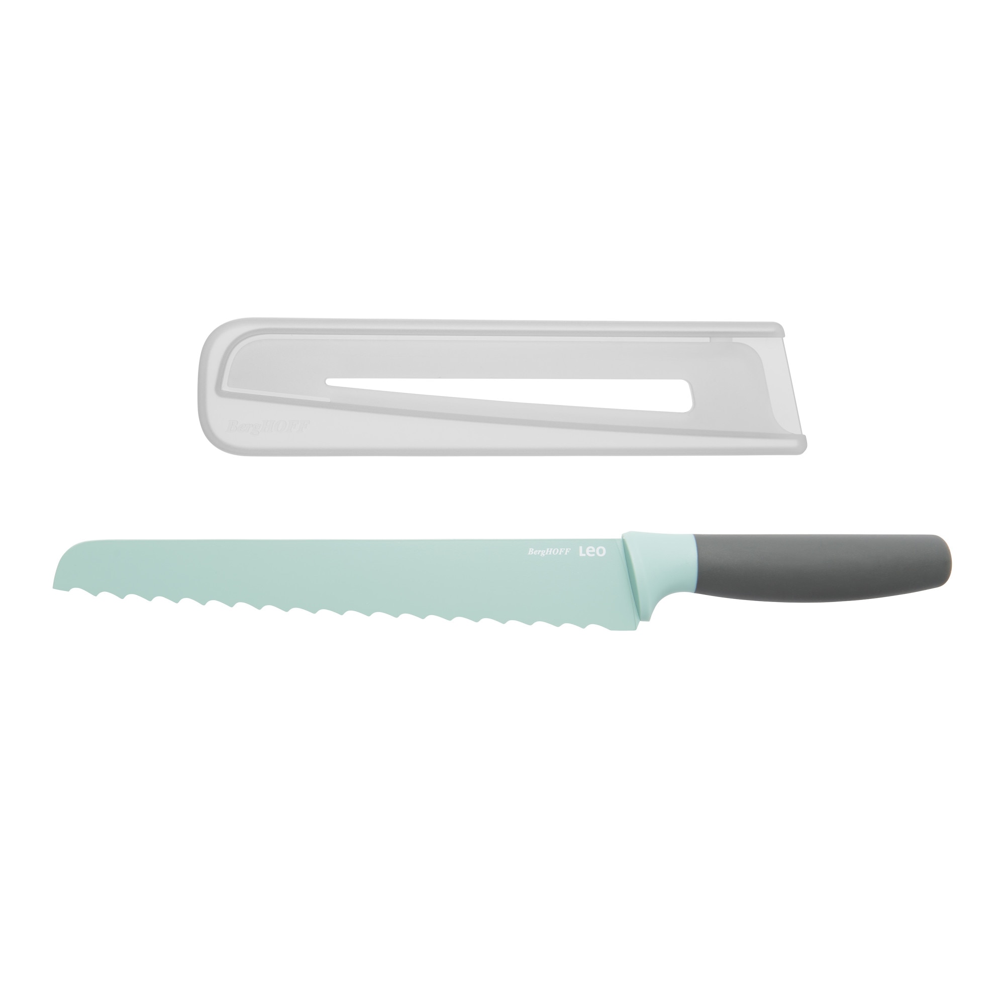 Cutit de paine, 23cm, teaca de protectie, Otel, Verde - eMAG.ro