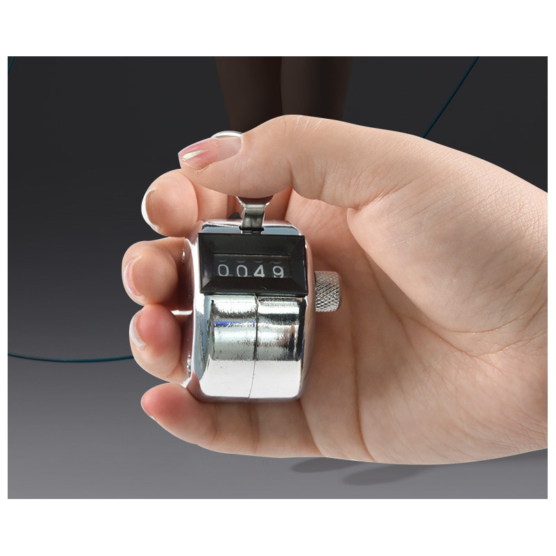 Contor manual din metal, Sunmostar, 4 cifre, Argintiu - eMAG.ro