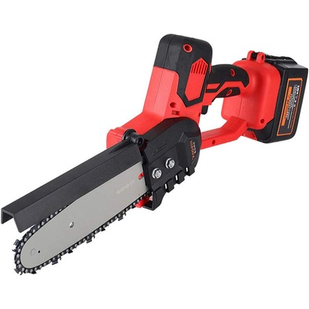 Ferastrau electric, Meterk, 30cm, 21V, 2 baterii 4.0Ah, rosu - eMAG.ro