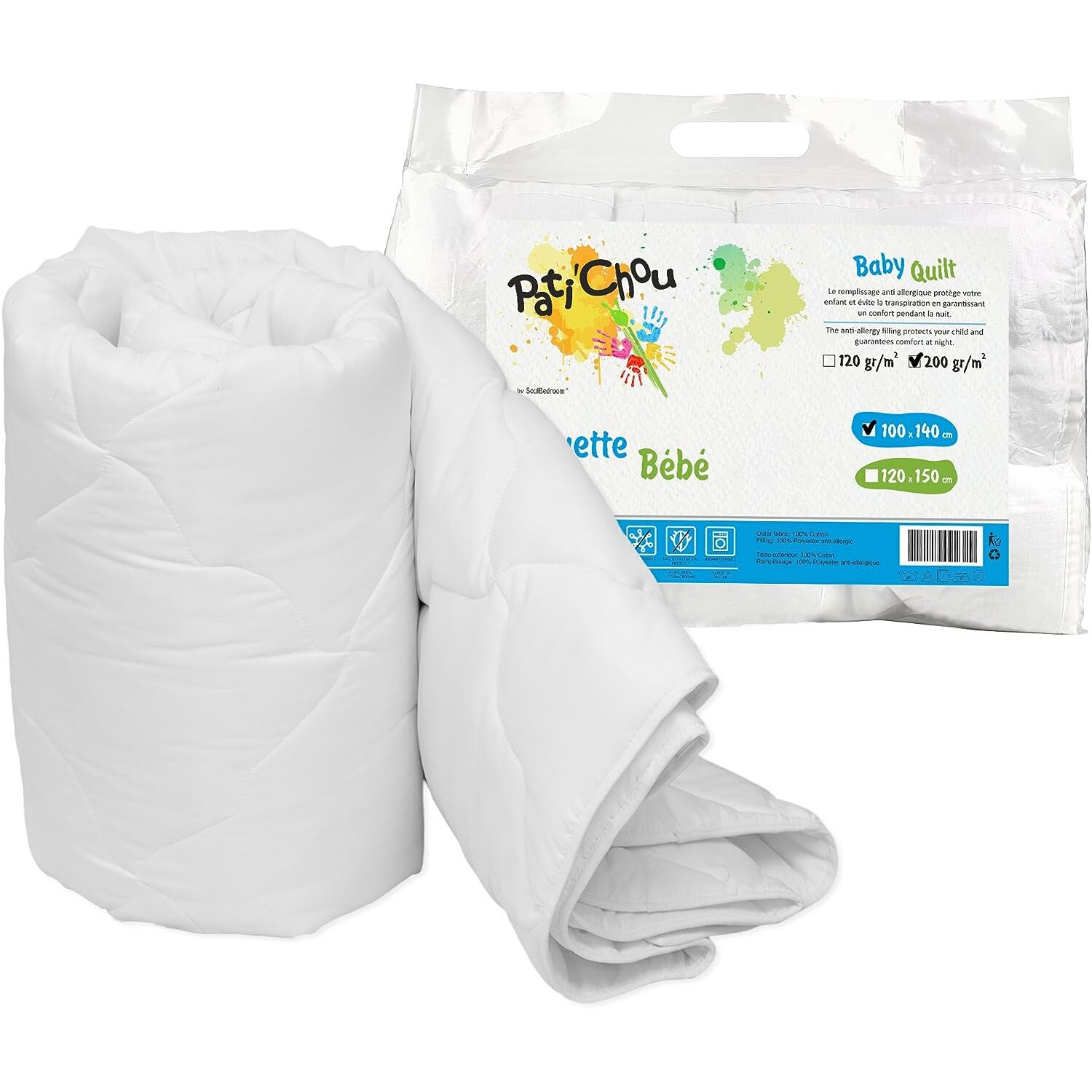 Plapuma Moale si Calda de Iarna, usoara 200gr/m2, din Bumbac 100% ...