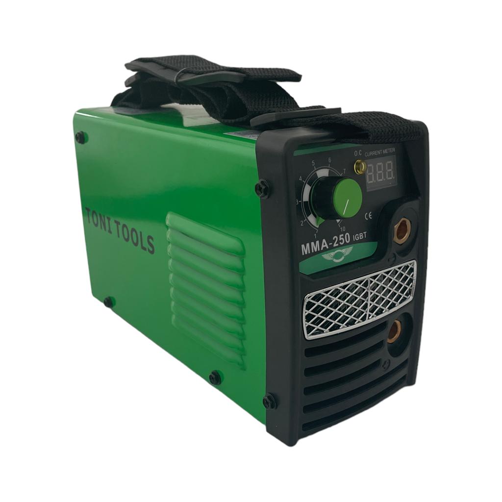 Toni-Tools MMA250 inverteres hegesztőgép, elektronikus kijelző ...