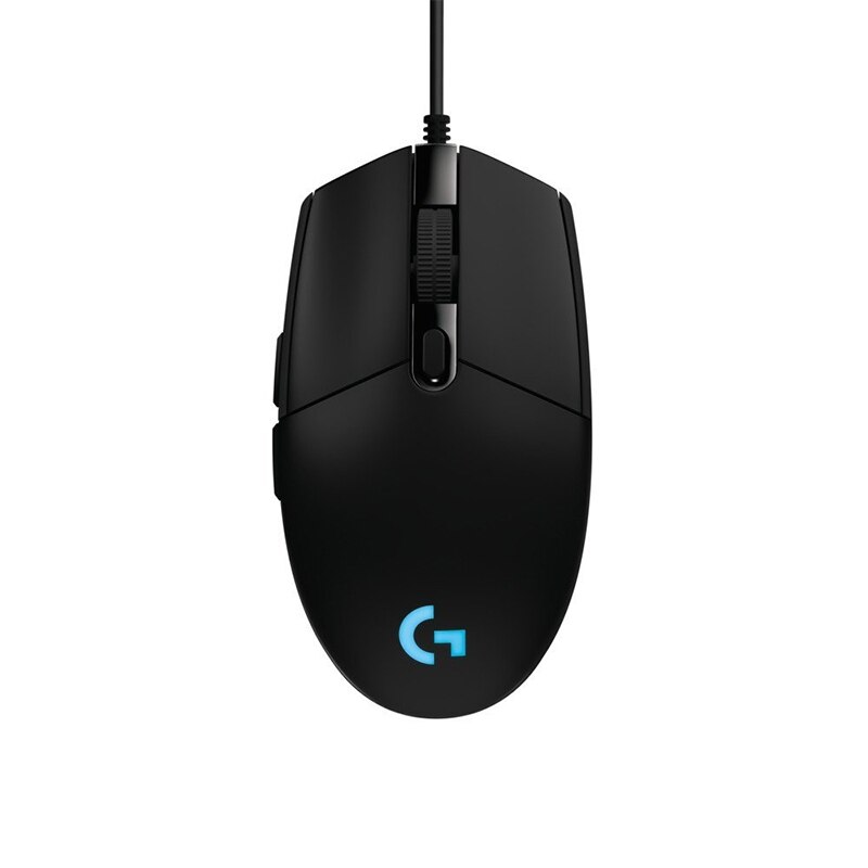 Mouse gaming, Logitech, USB, 8000 DPI, Iluminare LED, 6 butoane, Negru ...