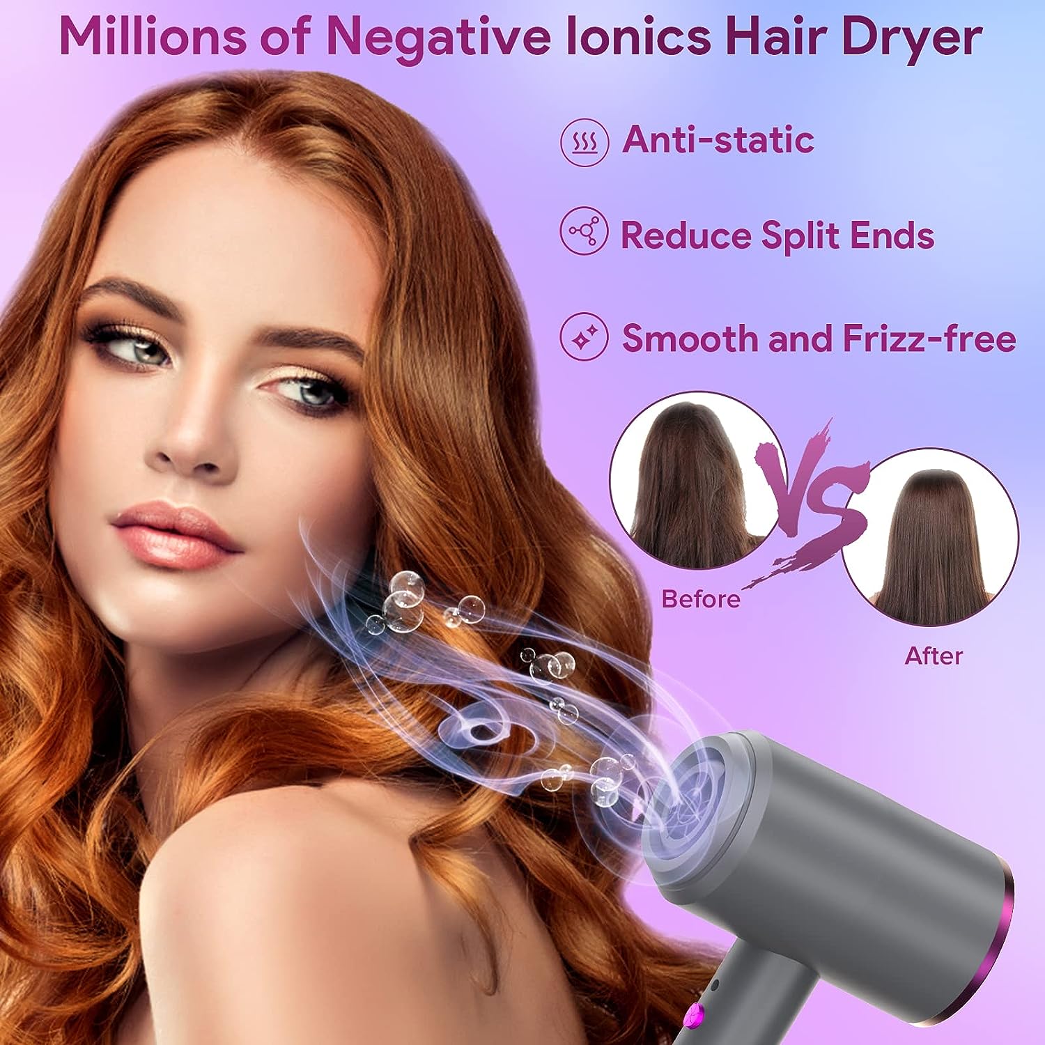 Uscator de par ionic NeoSimply® 2000W. feon profesional cu ioni ...