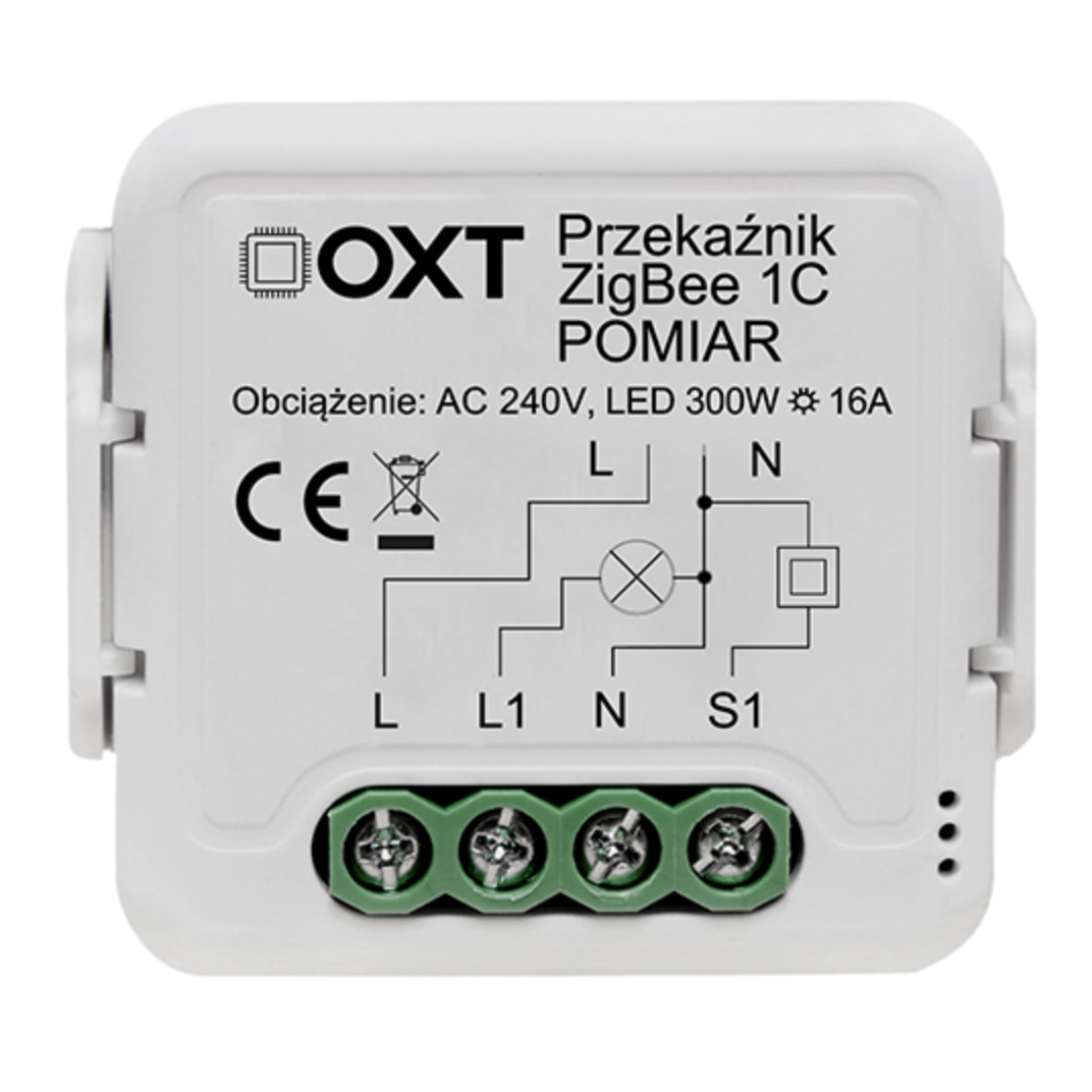 Releul modul OXT 1 circuit de masurare a curentului 16A ZigBee TUYA ...