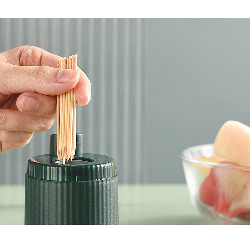 Dozator pentru scobitori, Sunmostar, Polipropilena, 6cm, Verde - eMAG.ro