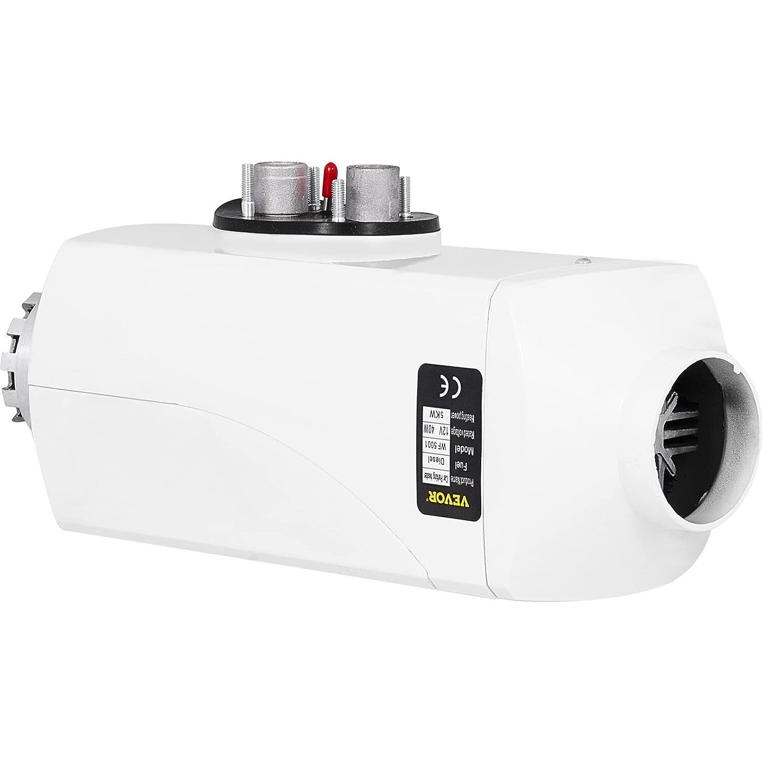 Incalzitor diesel cu aer, Buton SW 1 Toba de esapament, 12V, 5KW, Alb ...