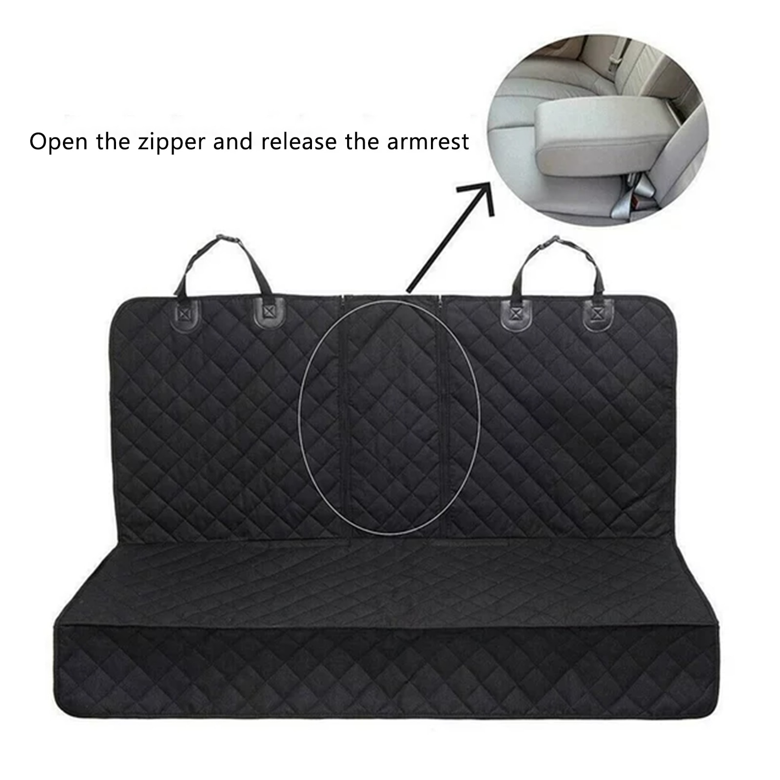 Husa scaune auto protectie si transport animale, zggzerg, cu decupare ...