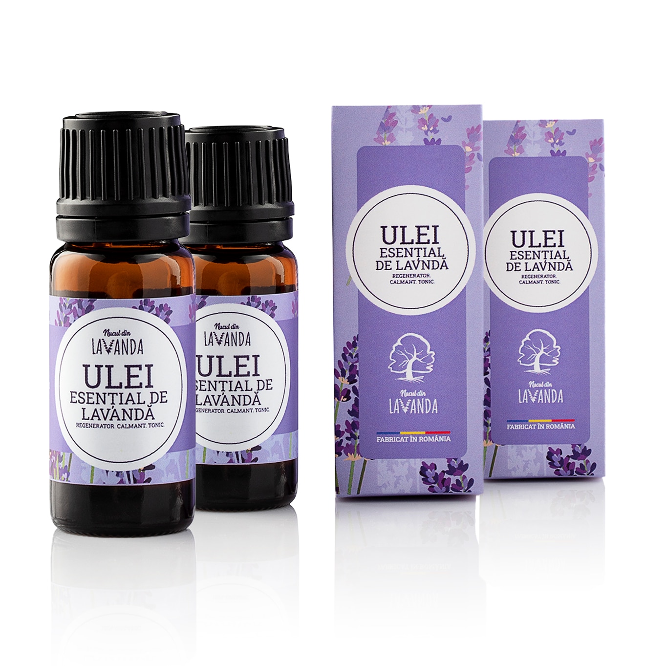 Pachet promo 2 x Ulei esential de lavanda, Nucul din lavanda, 2 x 10 ml ...