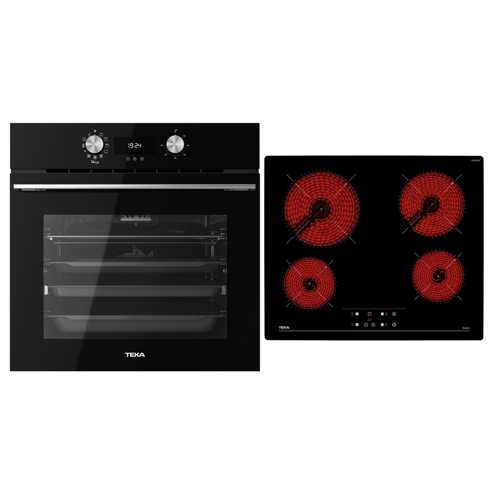 Pachet Cuptor incorporabil Teka HLB 8416- AIR FRY, 70 litri, HydroClean ...