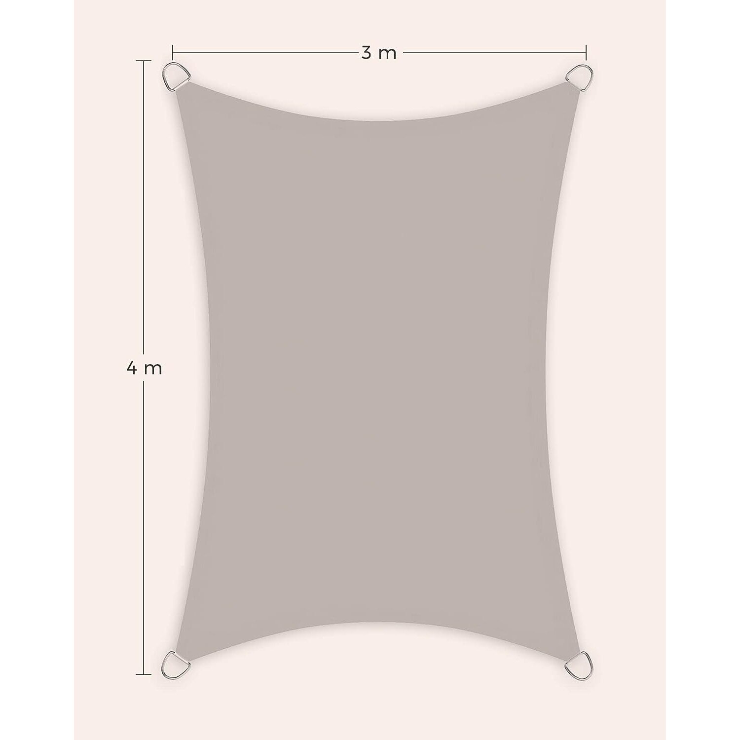 Parasolar pentru terasa, gradina sau balcon, rezistent la apa pana la ...