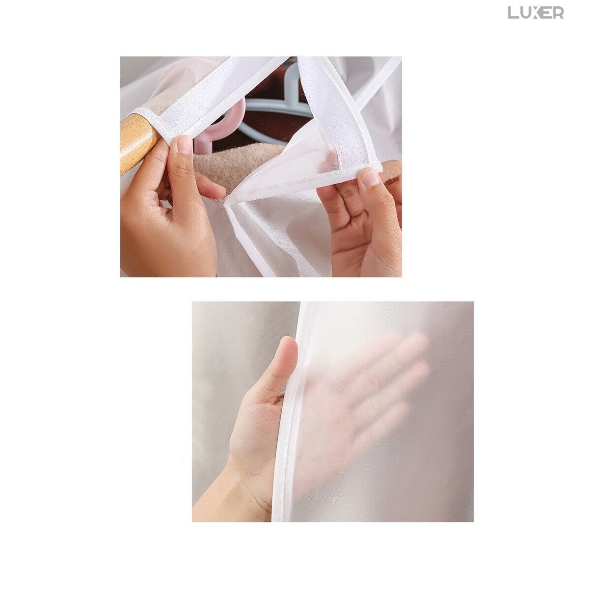 Husa Impermeabila Pentru Protectie Haine In Dulap/Dressing, Lungime 80 ...