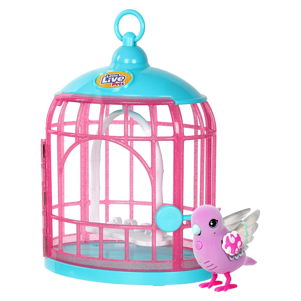 Jucarie interactiva Little Live Pets - Lil' Bird & Cage, Polly Pearl ...