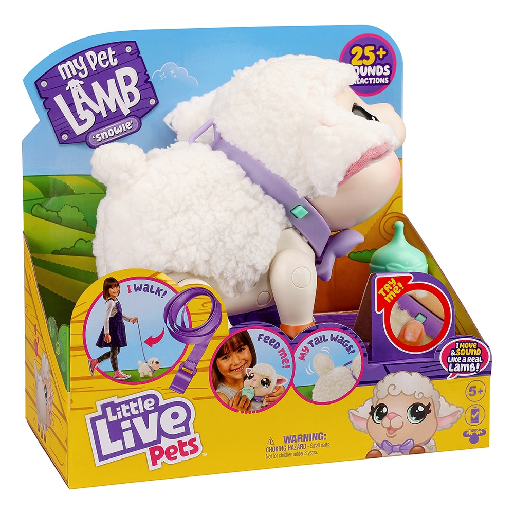 Интерактивна играчка Little Live Pets - Агънцето Сноуи - eMAG.bg