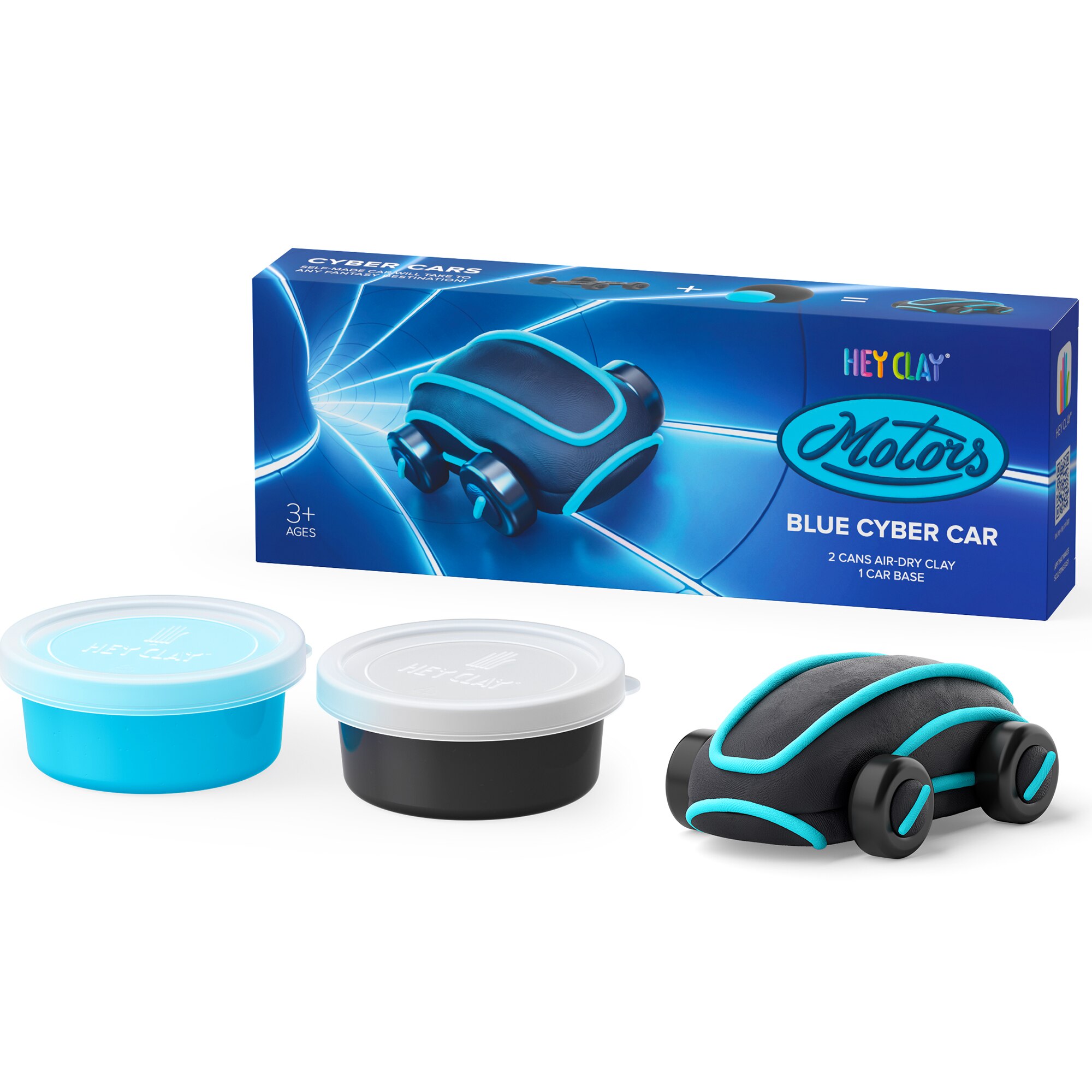 Комплект Hey Clay - Cyber Car, Син - eMAG.bg