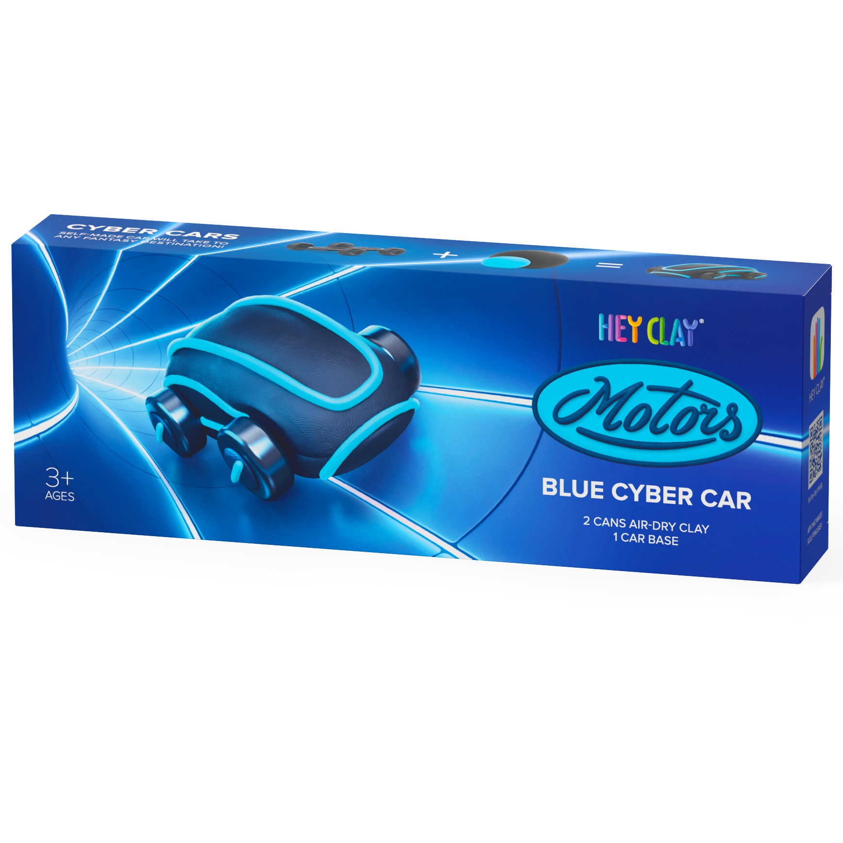 Комплект Hey Clay - Cyber Car, Син - eMAG.bg