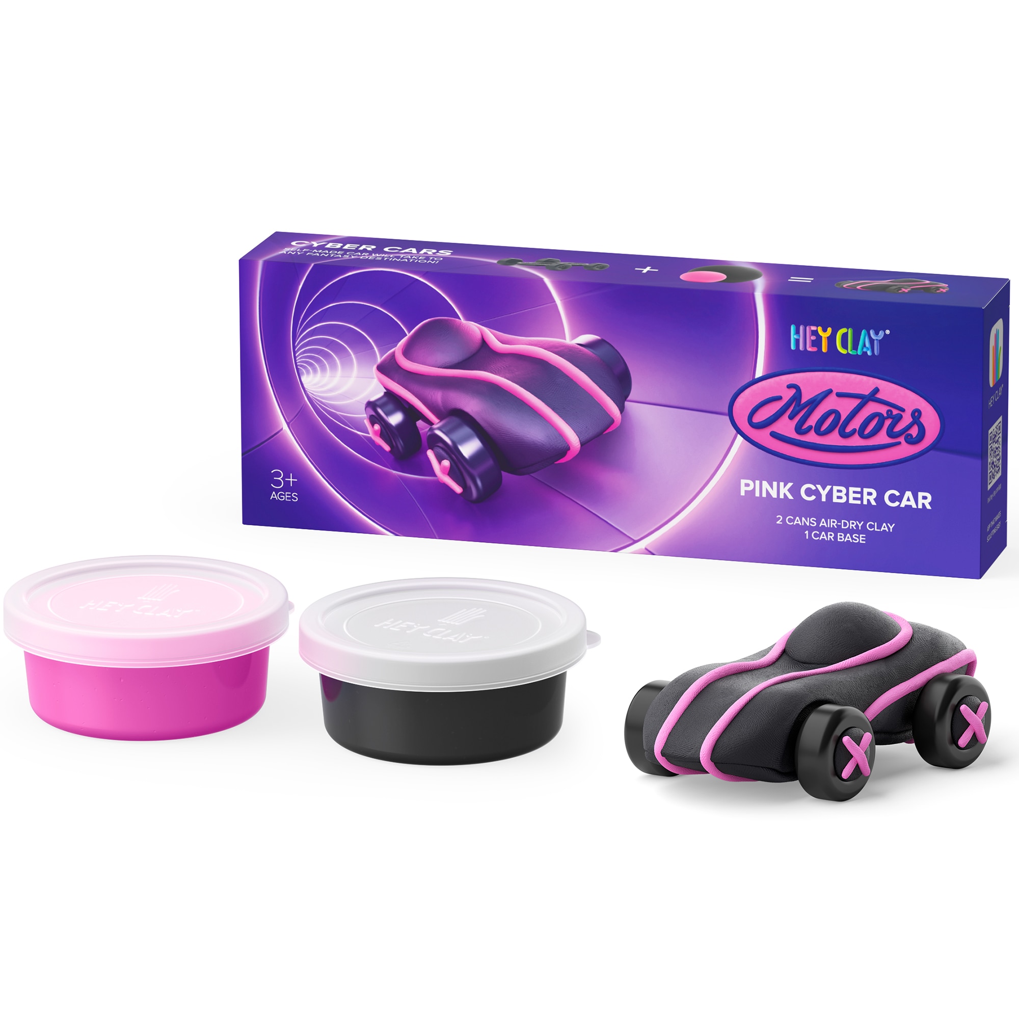 Set Hey Clay - Cyber Car, roz - eMAG.ro