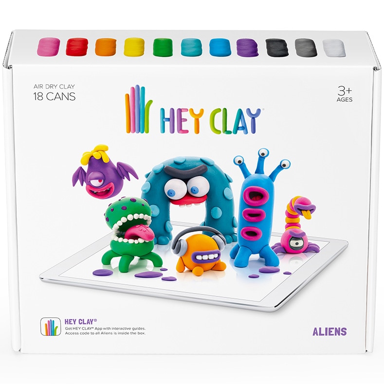 Set Hey Clay - Aliens - eMAG.ro