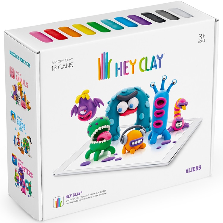 Комплект Hey Clay - Aliens - eMAG.bg