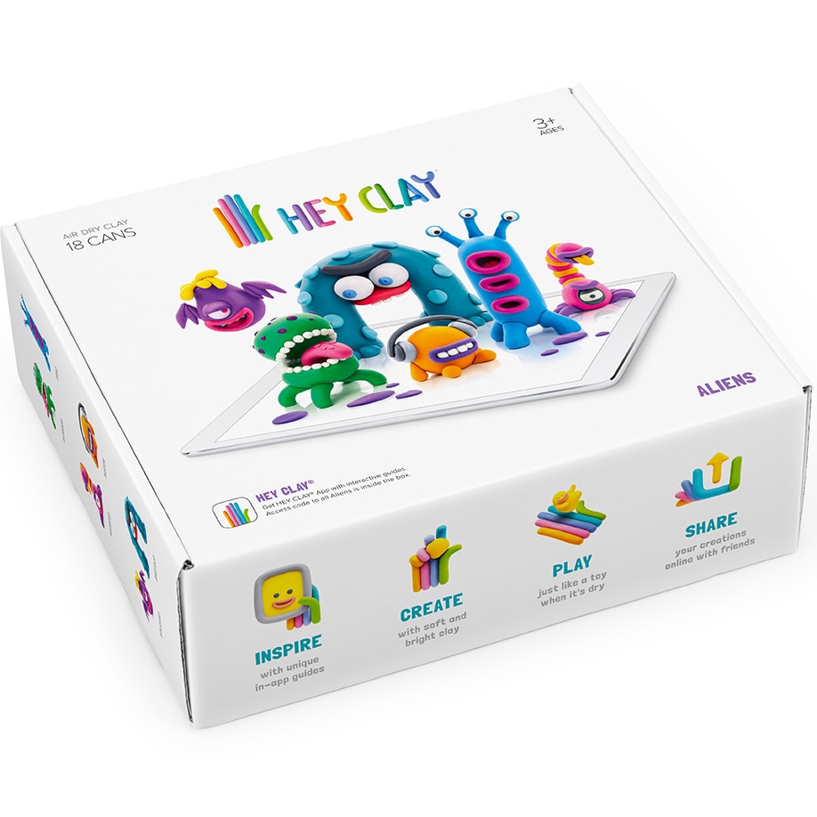 Set Hey Clay - Aliens - eMAG.ro