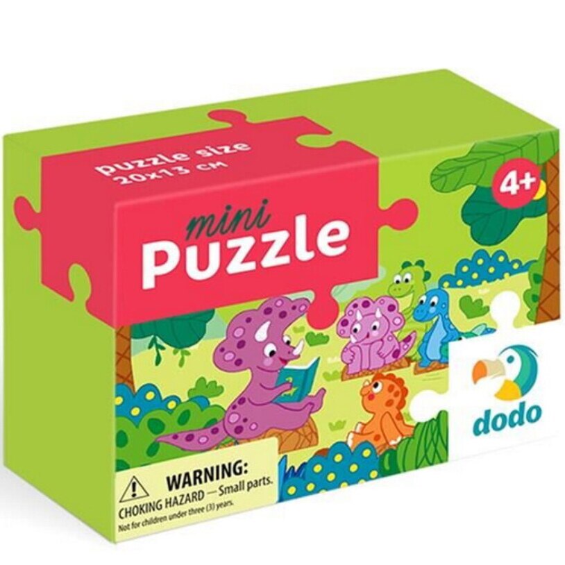 Dodo Mini puzzle - Dinó és barátai, 35 db, 4+ - eMAG.hu