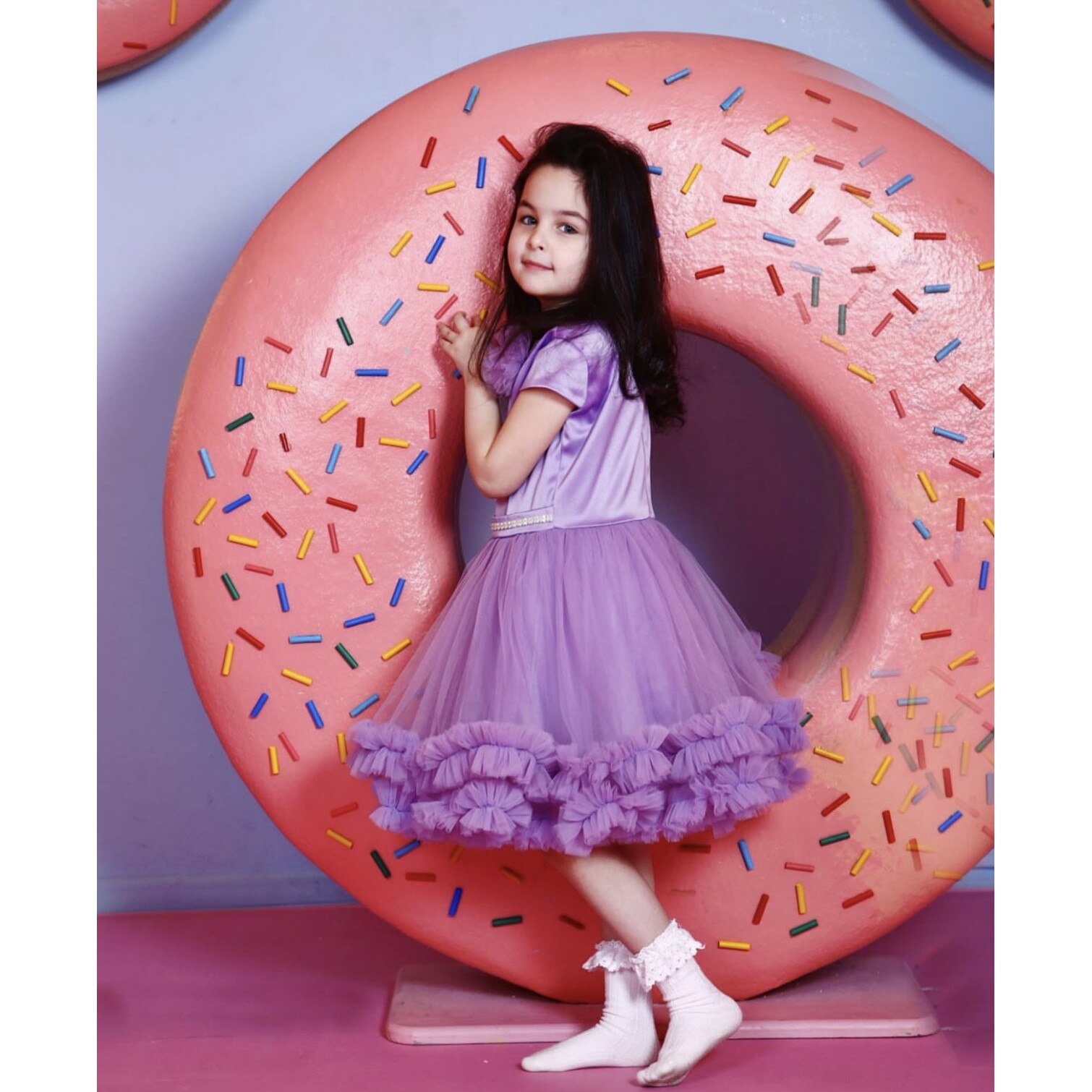 Rochita ocazie fetite Lempika Kids Sofia 1-2ani 92cm - eMAG.ro