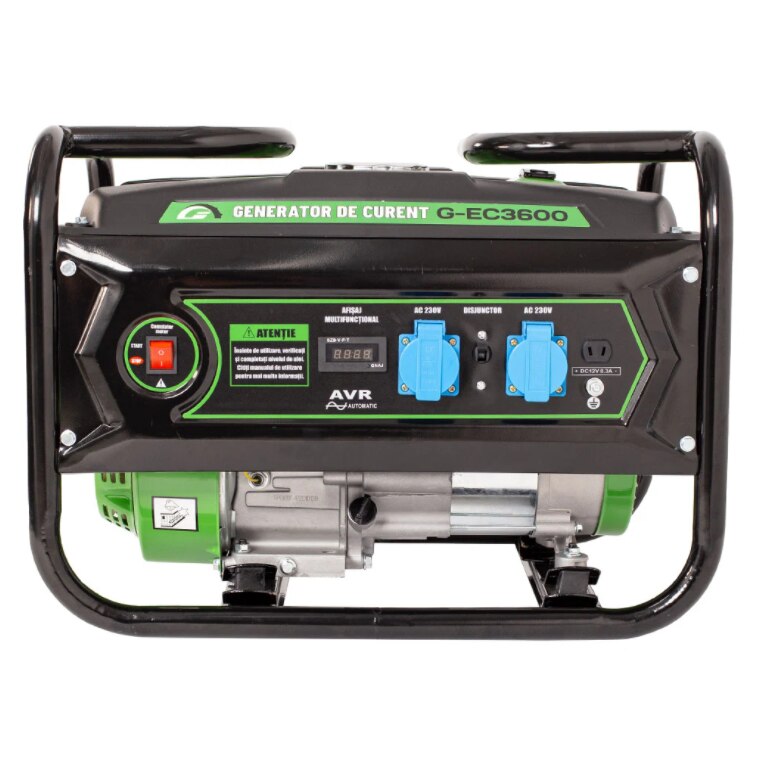 Generator de curent electric, monofazic, pe benzina, 2.2 kW, 6.5 CP, cu ...