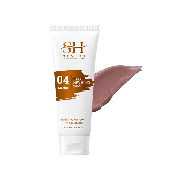Masca de par coloranta, Efect nuantator, Mocha, Sevich, 100ml - eMAG.ro