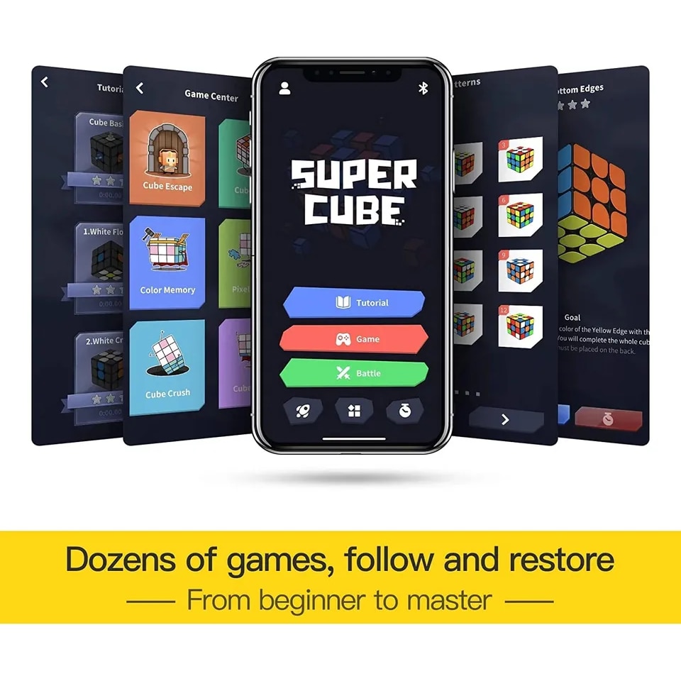 Rubik's Cube Giiker i3s Super Cube, образователен, интелигентен, логичен, с Android приложение ...