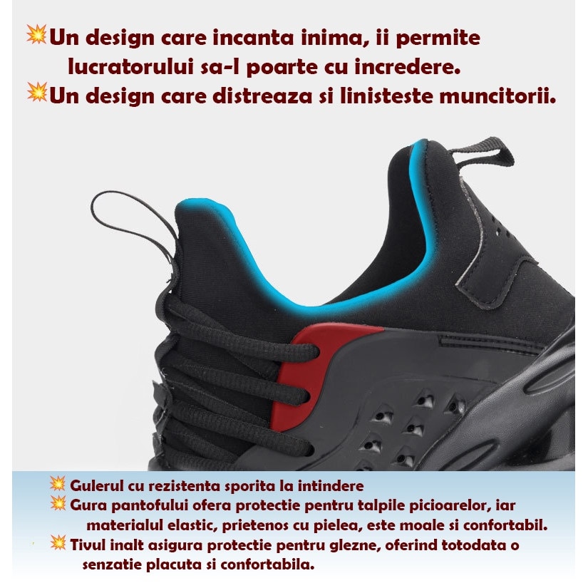 Incaltaminte de Protectie, Respirabili, Flexibili, Grad de Siguranta ...