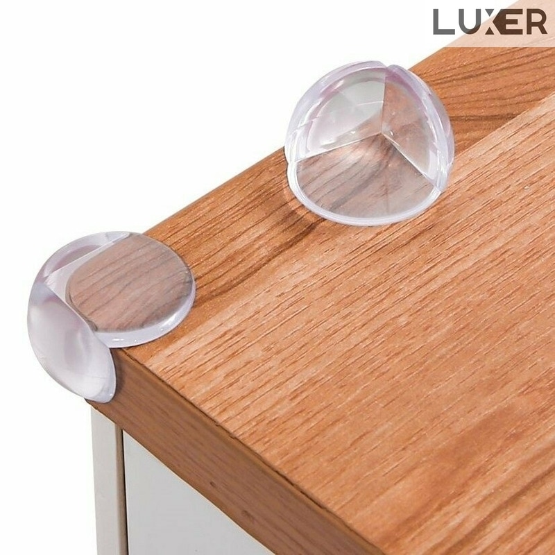 Set 10 Coltare Protectie Margini/Colturi Mobila, din Silicon, forma ...