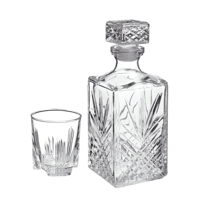 Set whisky Bormioli Selecta, 7 piese din sticla - eMAG.ro