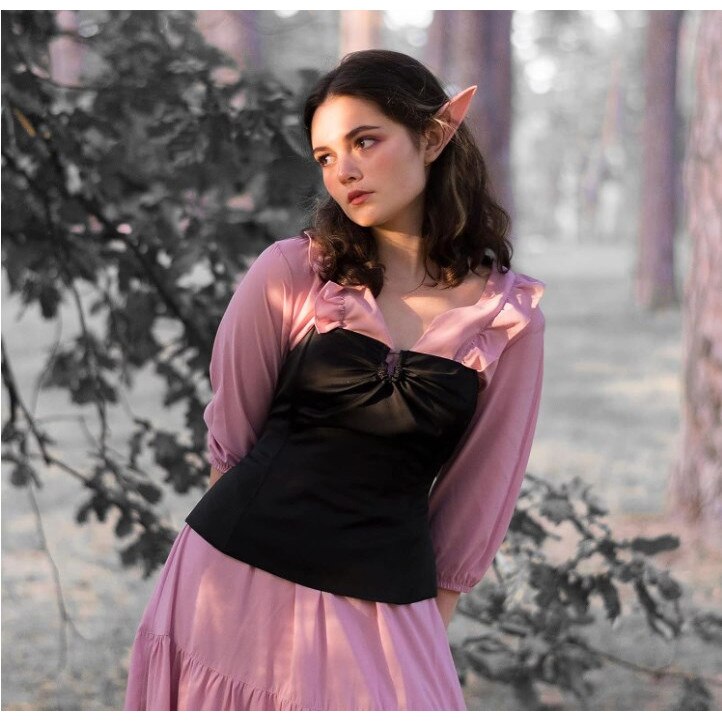 Set 2 perechi urechi de elf BOMSTOM latex, cu 2 ghirlande - eMAG.ro