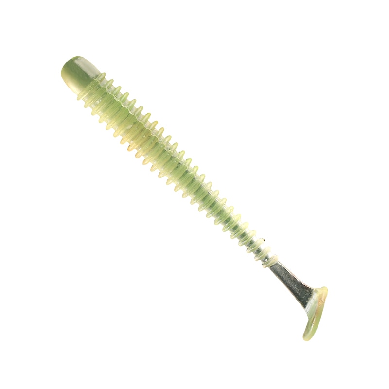 Set 5 shaduri Palmer 7,5 cm 2 g culoare galben pai pentru pescuit la ...