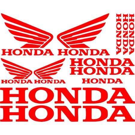 Set Stickere Honda Moto Rosu - eMAG.ro