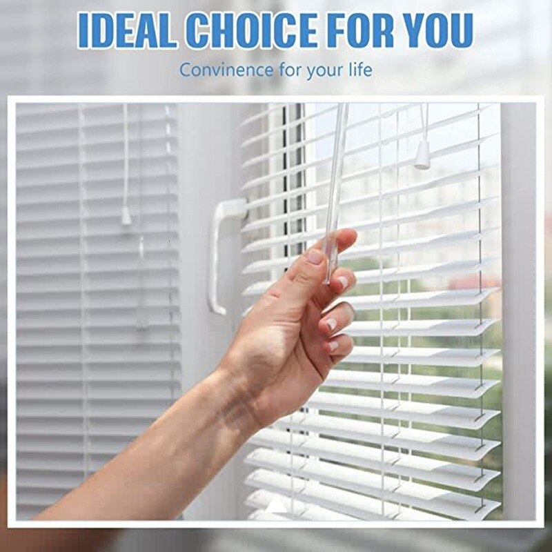 Set 2 tije pentru perdea, SUNMOSTAR, Plastic, Alb - eMAG.ro