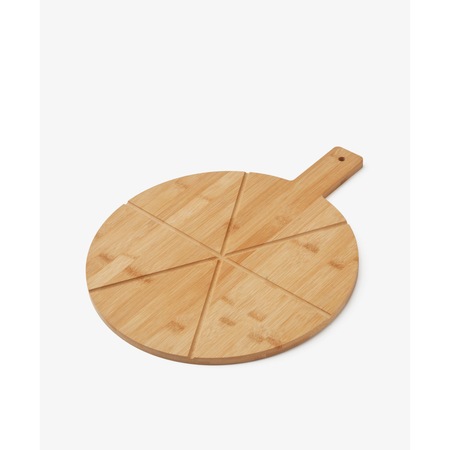 Platou pentru pizza de lemn, model rustic, 35cm - eMAG.ro