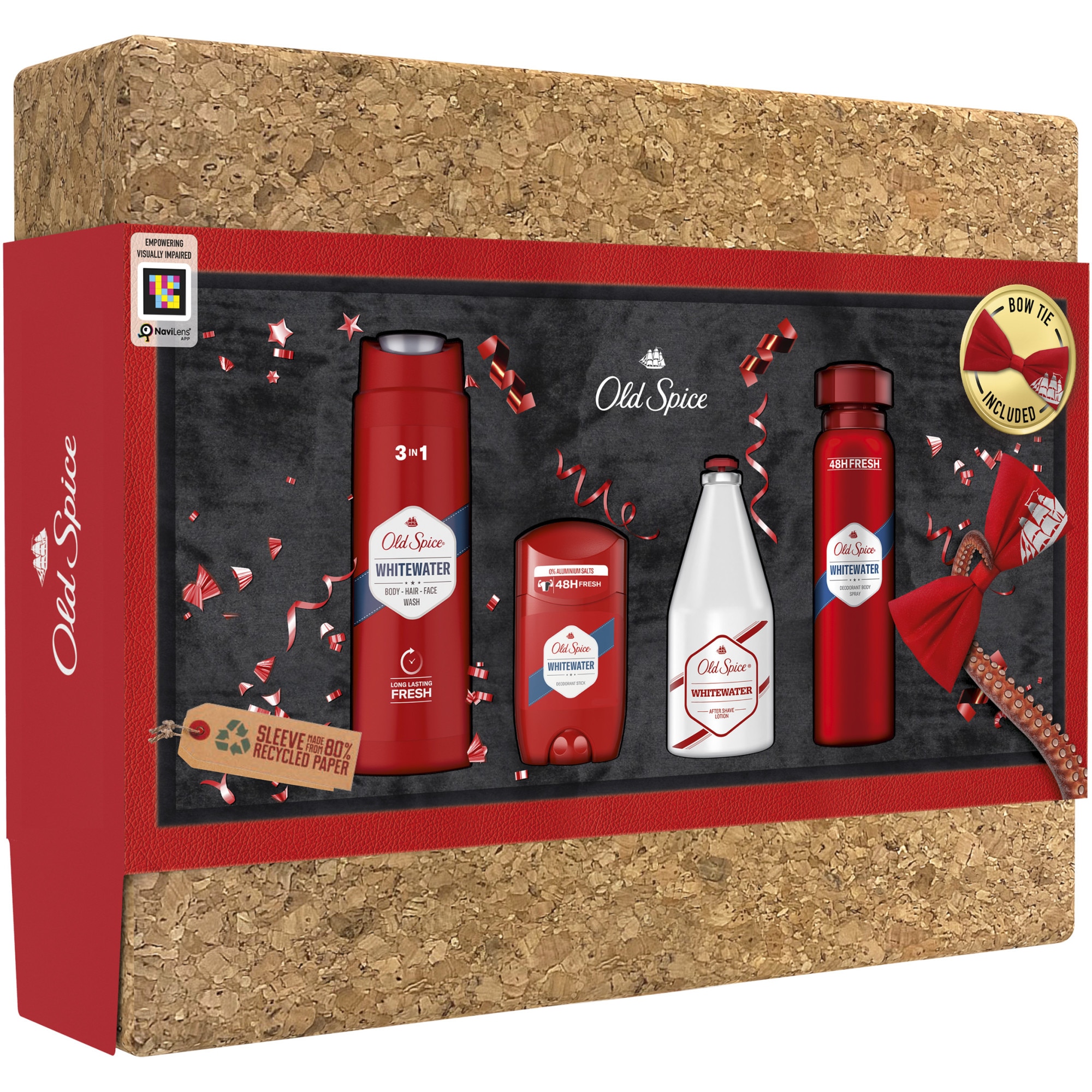 Set Cadou Old Spice Cork Box Whitewater: Gel de dus, 250 ml + Deodorant ...